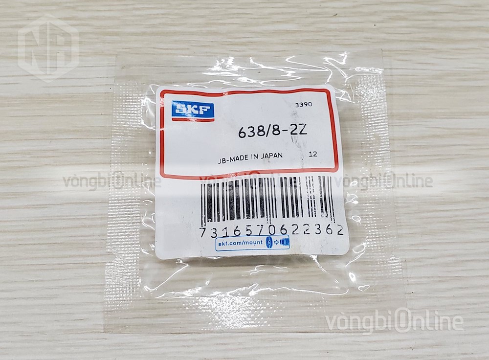 Vòng bi 638/8-2Z chính hãng SKF - Vòng bi Online